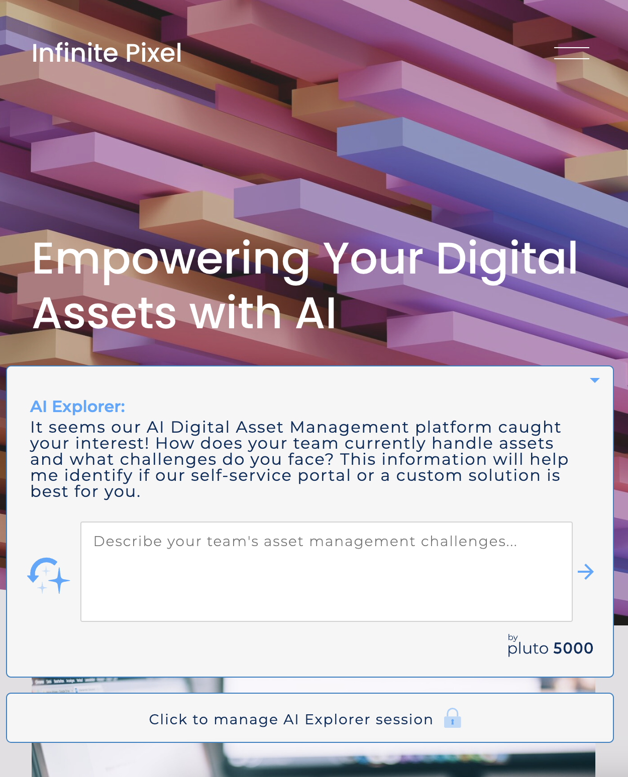 AI Explorer: An AI Platform for unifying the customer journey